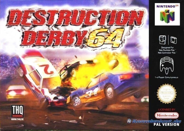 Venda - Jogo Usado N64 - Destruction Derby 64 (module) (used ...