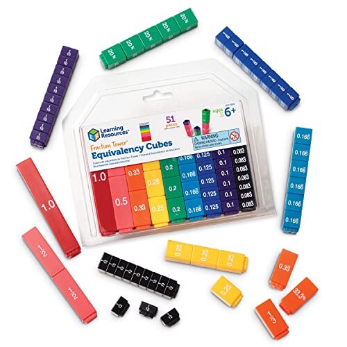 Venda - Learning Resources Fraction Tower Equivalency Cube | GameMarket.pt