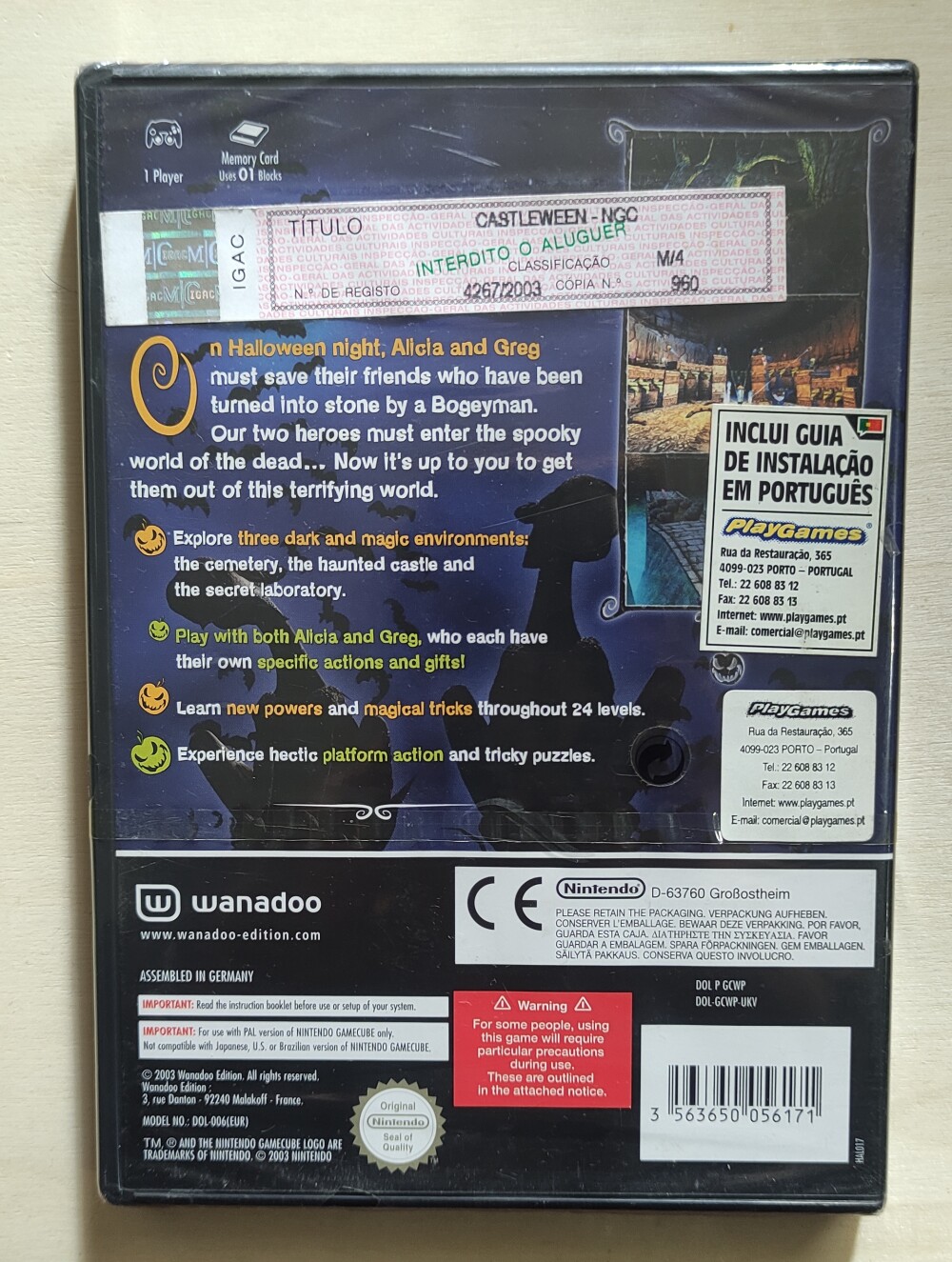 Venda - Castleween Nintendo GameCube - Novo e Selado | GameMarket.pt