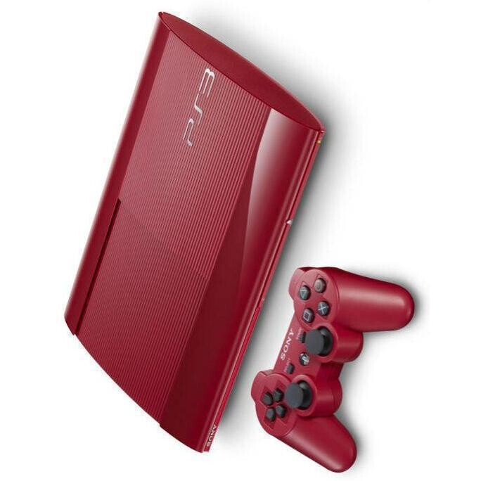 Venda - PlayStation 3 Ultra Slim HDD 12 GB Rojo | GameMarket.pt